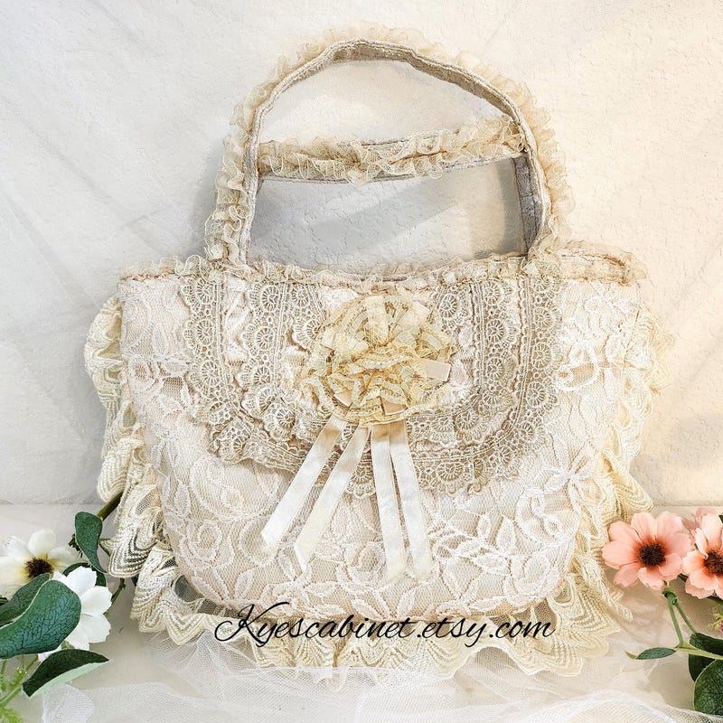 Lace Handbag - Etsy