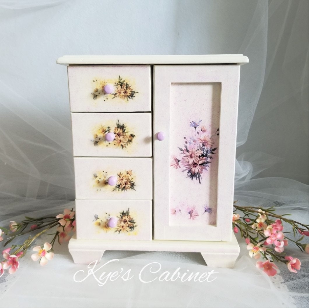 Girl's Pink Jewelry Box Personalized Hand Painted Jewelry | Etsy