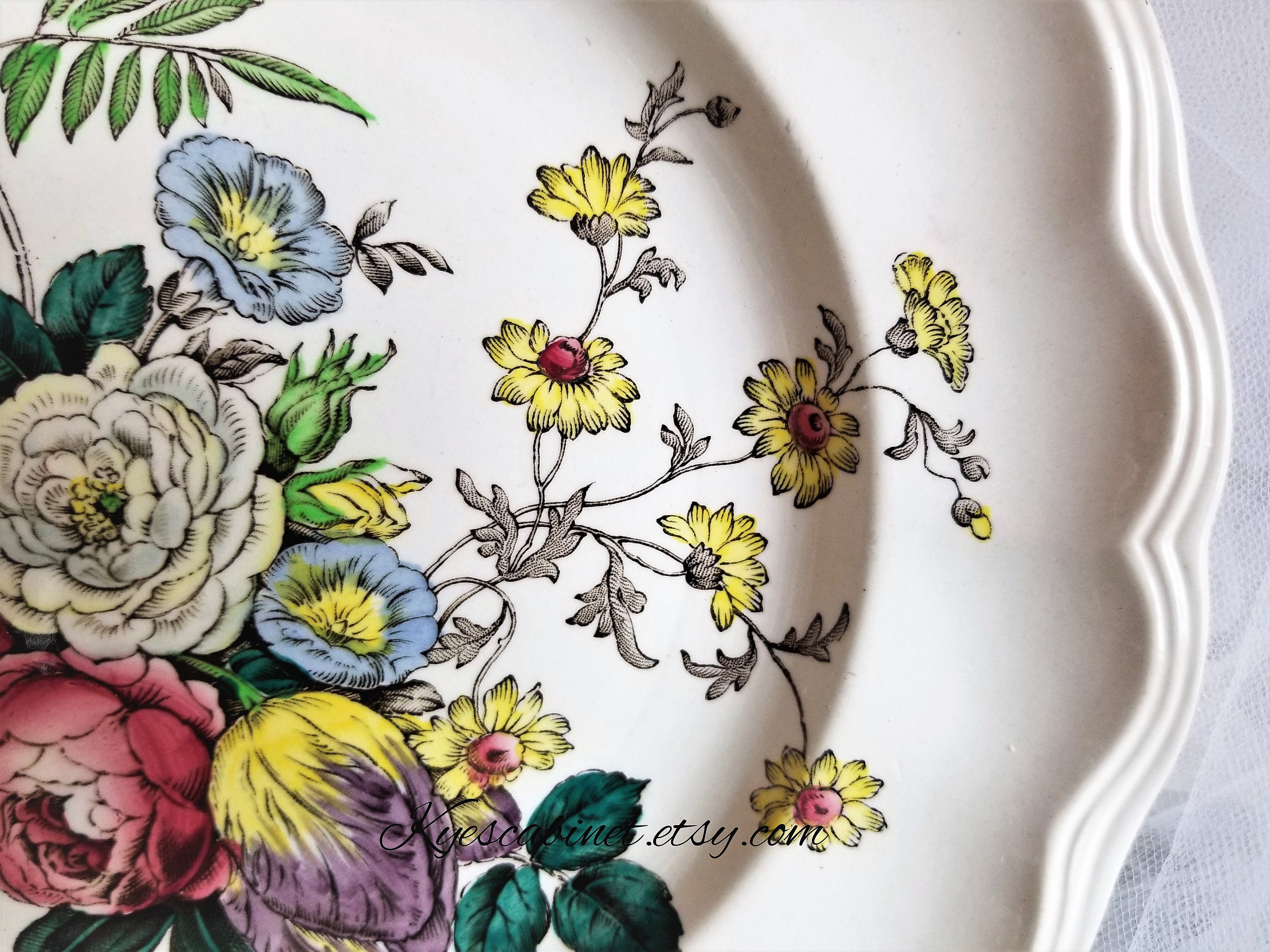 Copeland Spode Dinner Plate Set of Two Made in Gainsborough - Etsy