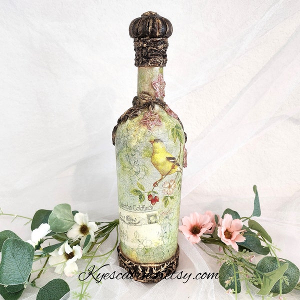 Hand Painted Bottles - Etsy
