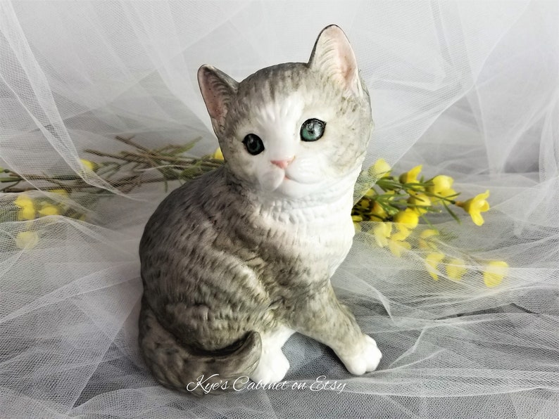 British Shorthair Cat Figurine Classic Cats Munro 1995 Blue - Etsy