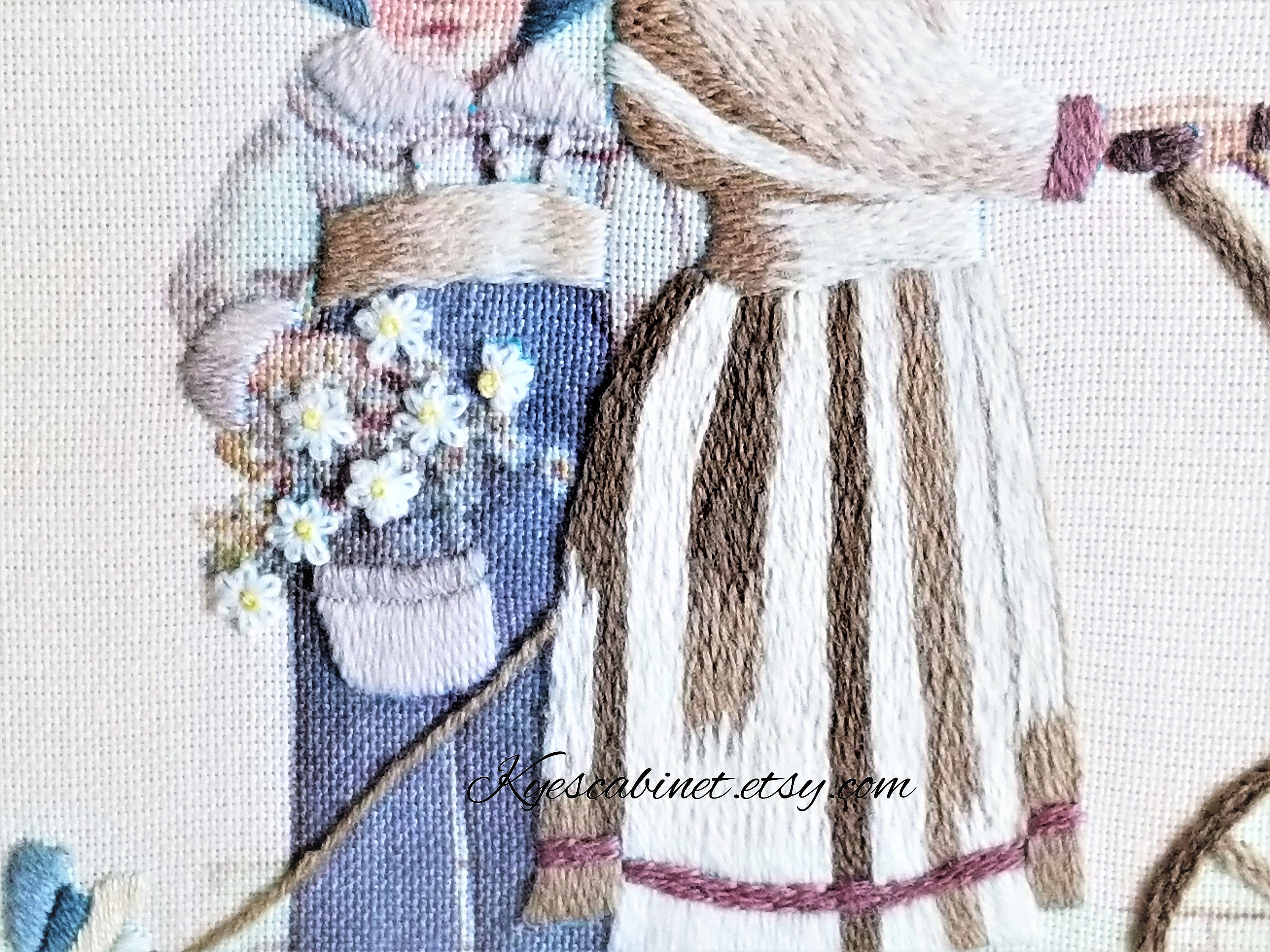 Completed Framed Needlepoint in Line From the - Etsy