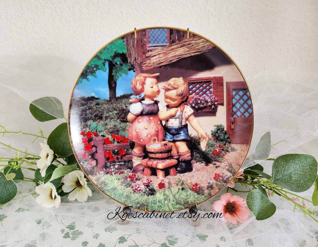 Hummel Plate: Squeaky Clean, Little Companions Series, Danbury Mint - Etsy