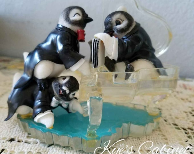 Penguin Figurines by the Hamilton Collection, Polar Playmates Orchestra ...