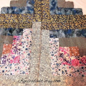 Vintage Lone Star Quilt With Vine Flower Applique, Machine and Hand ...