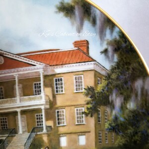 Gorham Southern Landmark Series Plate liberty Hall Painting by John ...