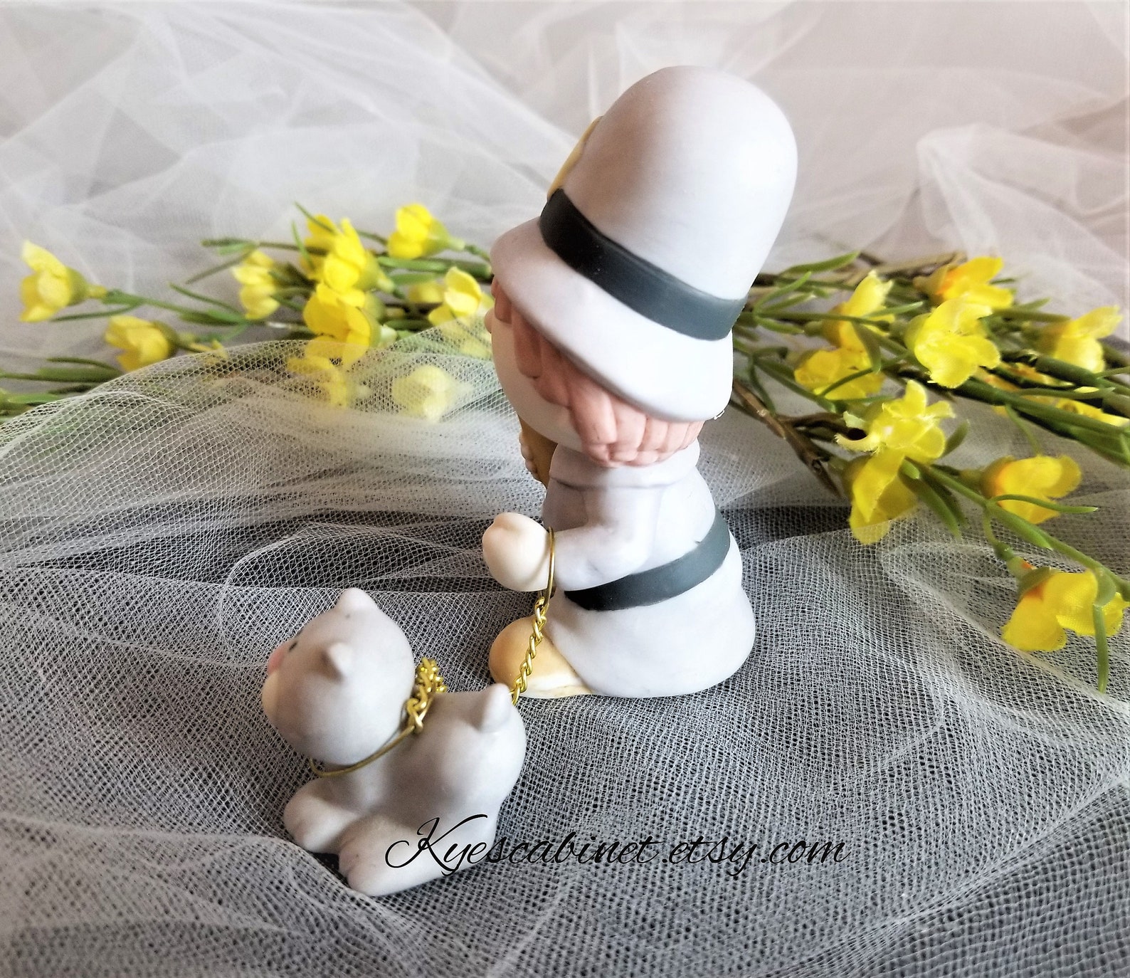 Bumpkins Figurines by Fabrizio police Officer With Dog, Cop Figurine ...