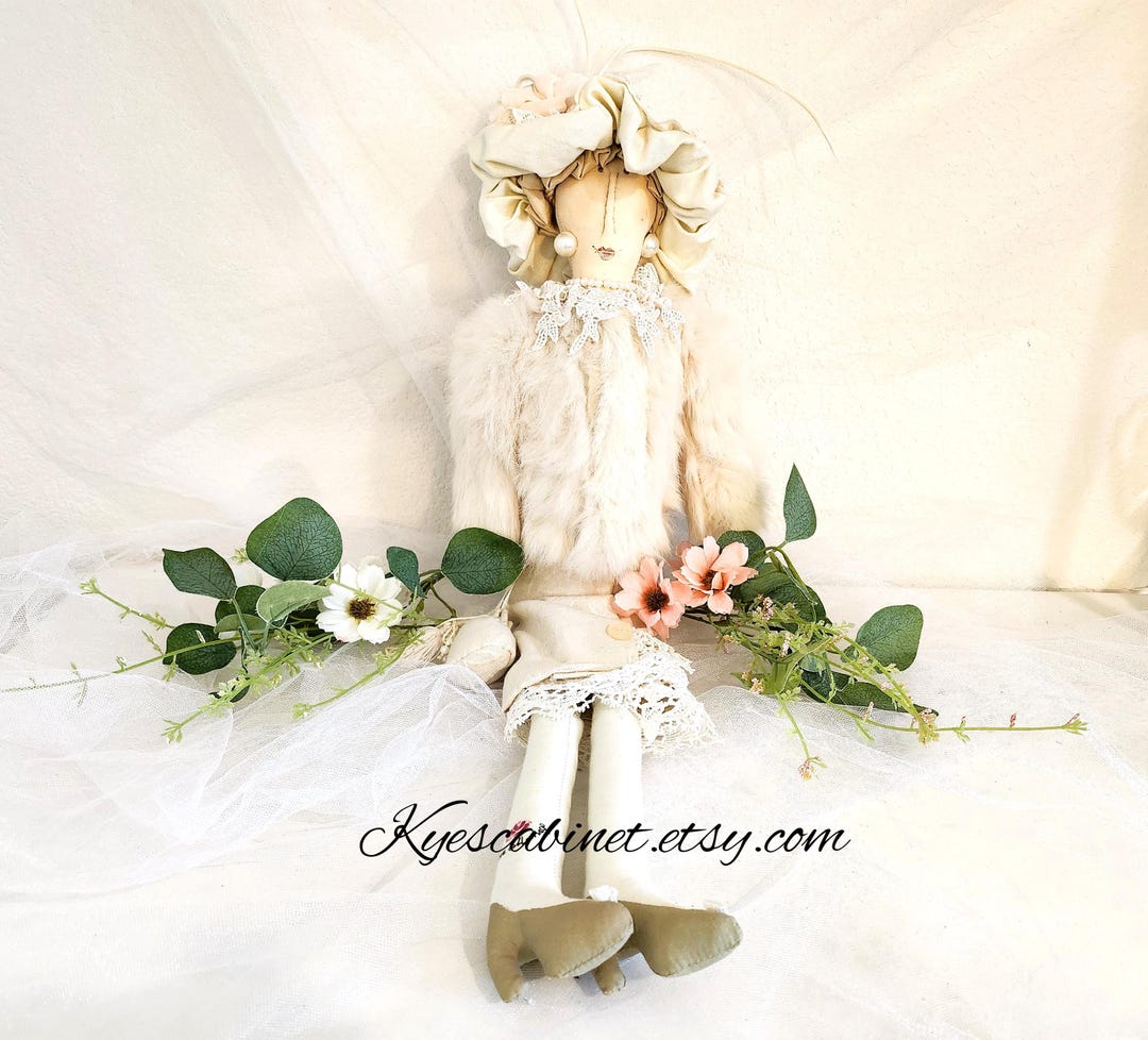 Carmen Manago Handmade Doll "abigail" 23 Inch Tall, Shelf Sitting Cloth ...