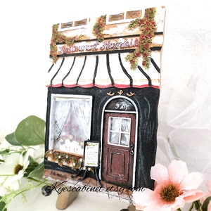 Paris Storefront Wall Art 3D Plaque Set of 4, Kate Mcrostie French ...