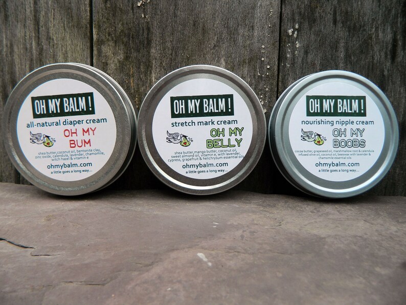 Oh My Bum Diaper Cream All-natural Diaper Rash Cure Bottom Protector ...