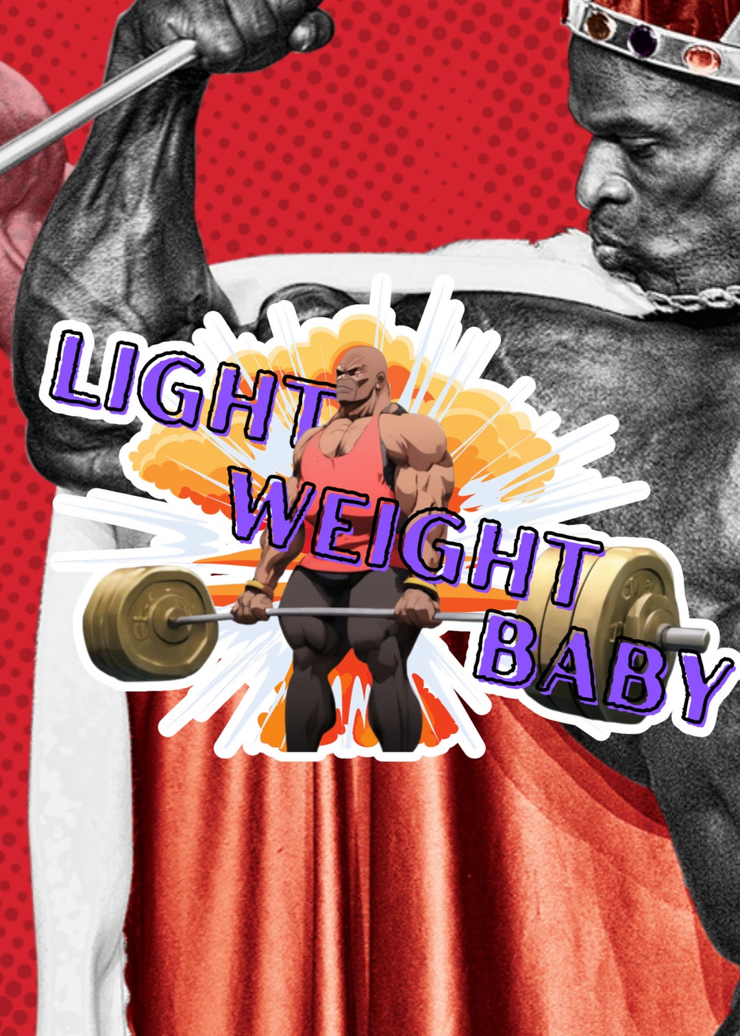 Light Weight Baby Moto Sticker, Airsoft Military Lifting Fitness Ronnie ...