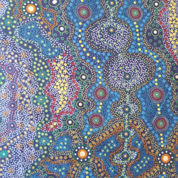 Aboriginal Art Fabric - Etsy