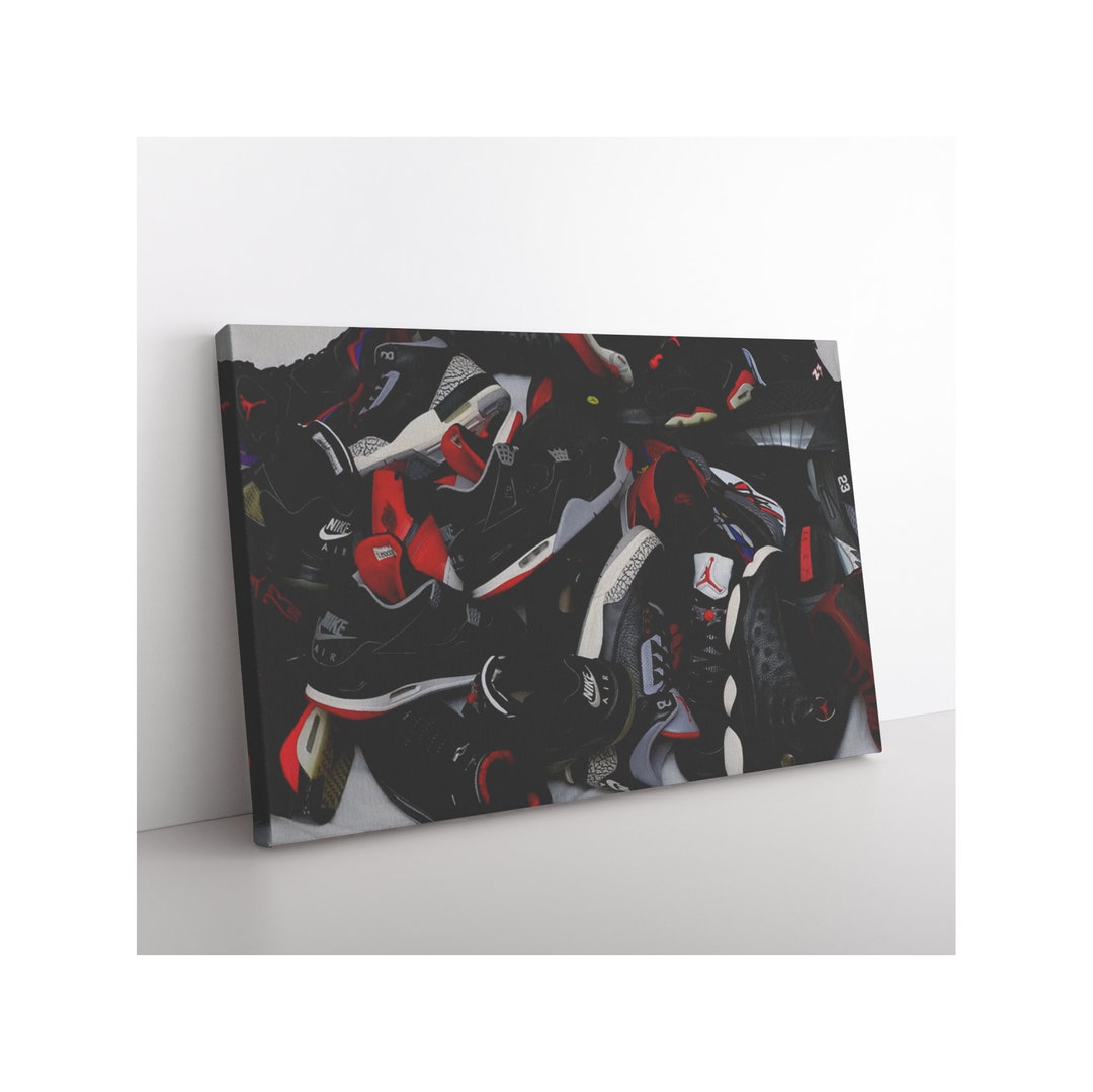 Jordan Retro Poster Canvas - Etsy