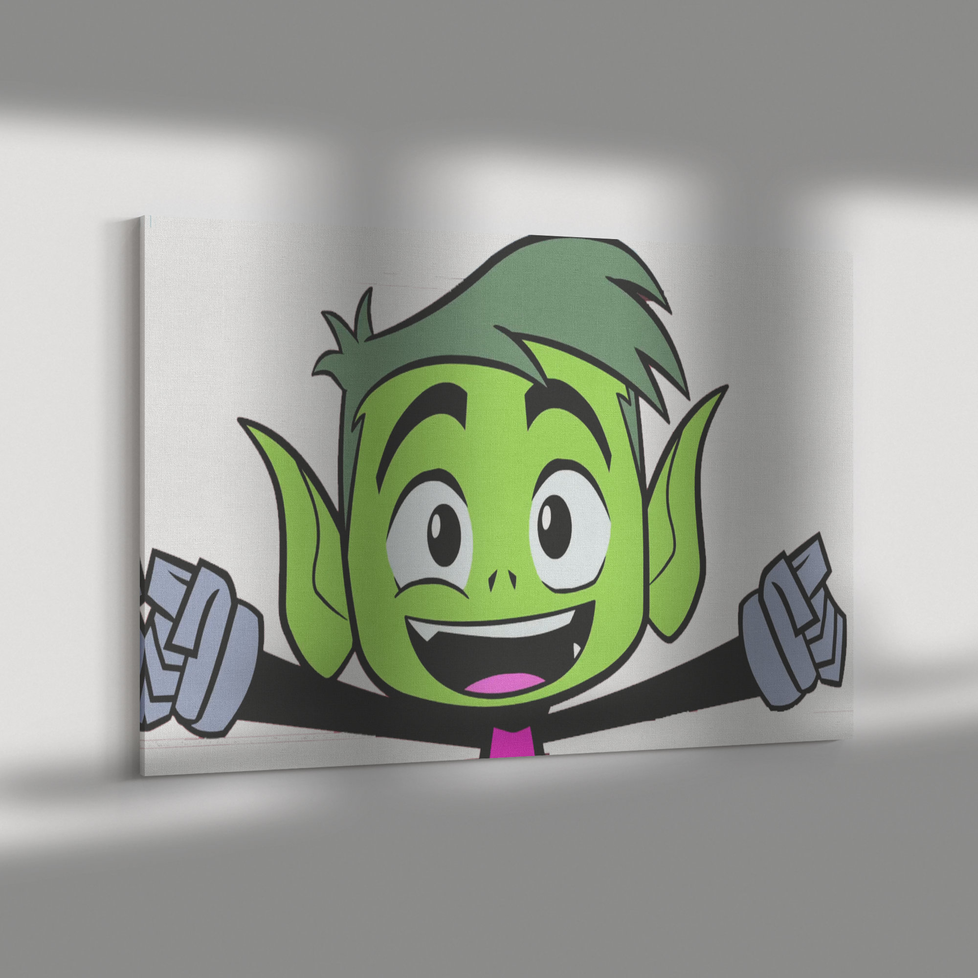 Beast Boy Canvas Poster Teen Titans GO - Etsy