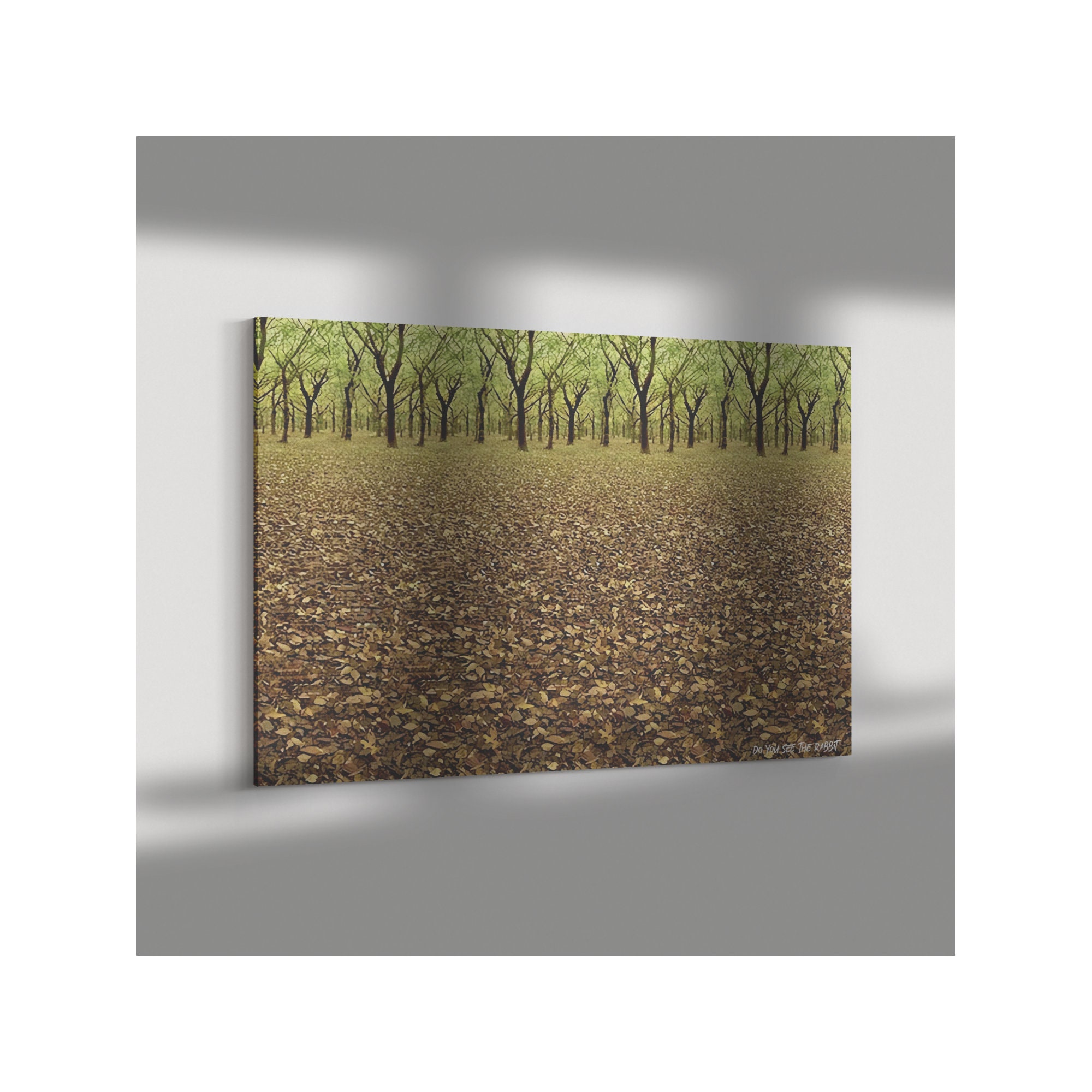 Eye Illusion Stereogram Poster Canvas-the Rabbit - Etsy