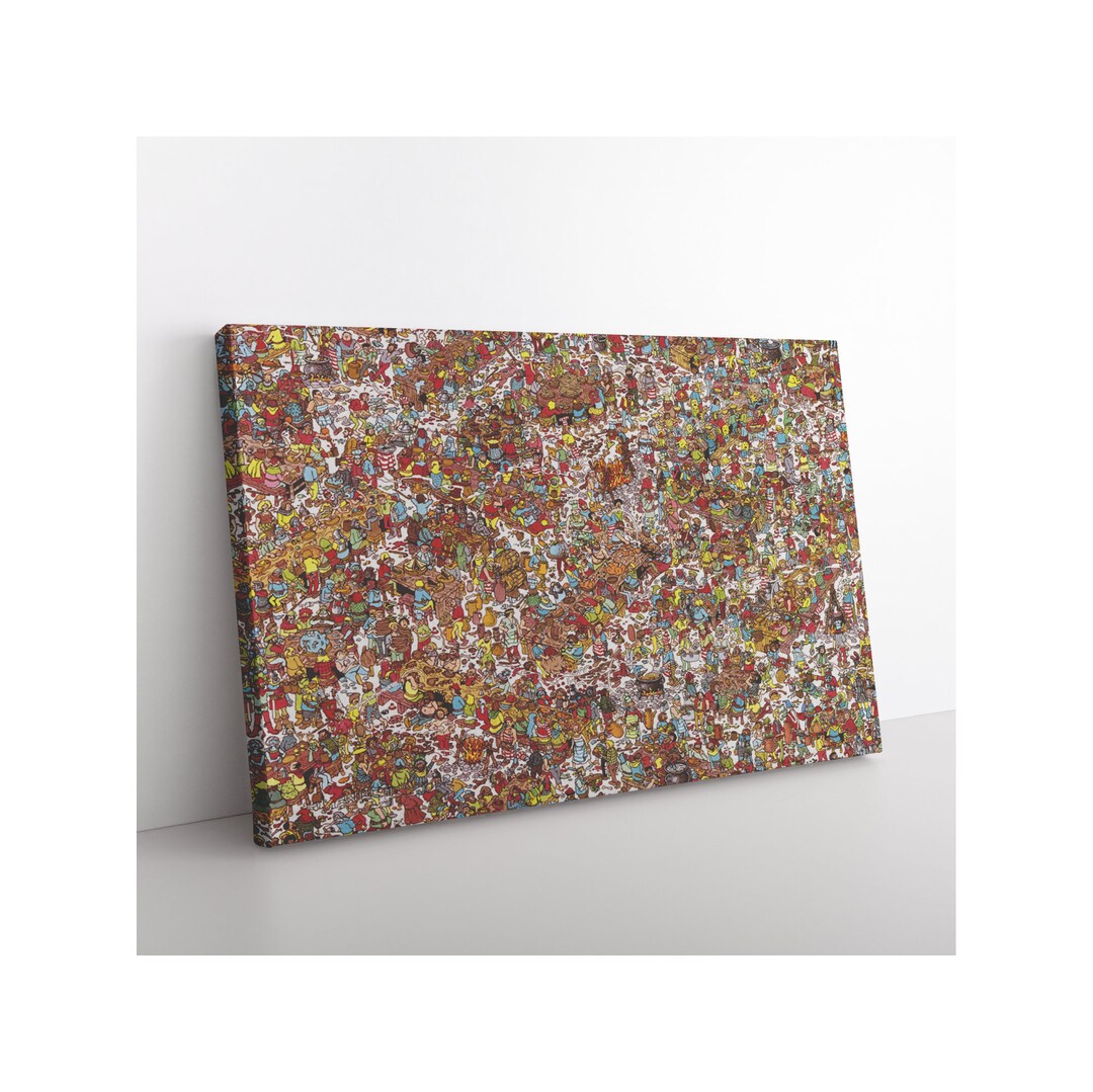 Where's Waldo Poster Canvas 2 - Etsy