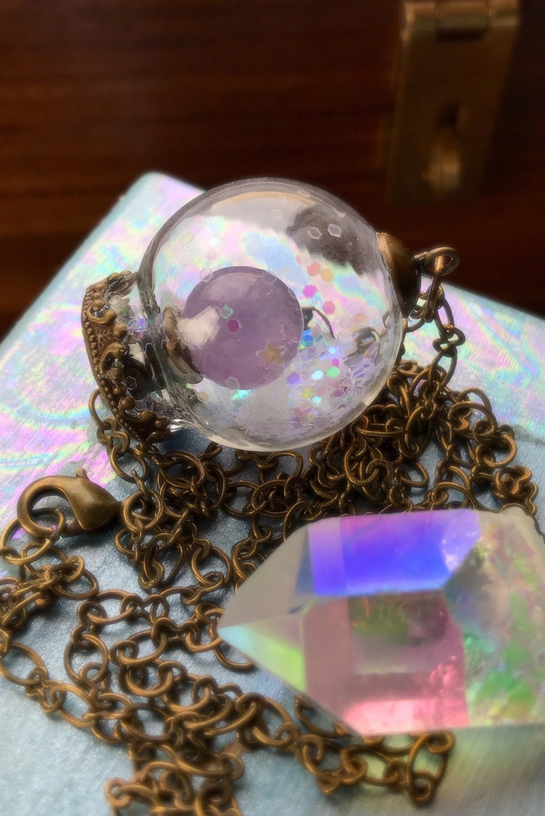 The Augury- Crystal Ball Scrying Witch Floating Stardust Fortune Teller ...