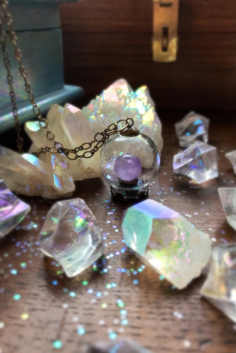 The Augury- Crystal Ball Scrying Witch Floating Stardust Fortune Teller ...