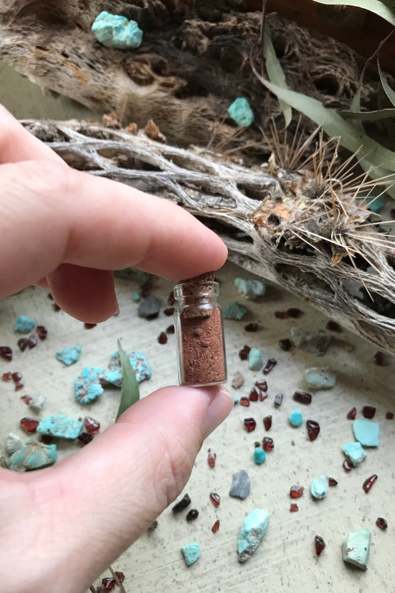 Sedona Boynton Canyon Vortex Sand Dirt Vial Natural Curios Metaphysical ...