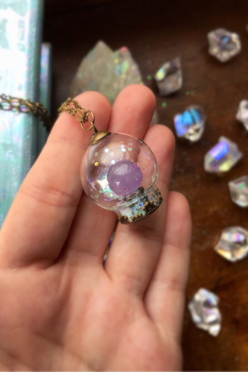 The Augury- Crystal Ball Scrying Witch Floating Stardust Fortune Teller ...