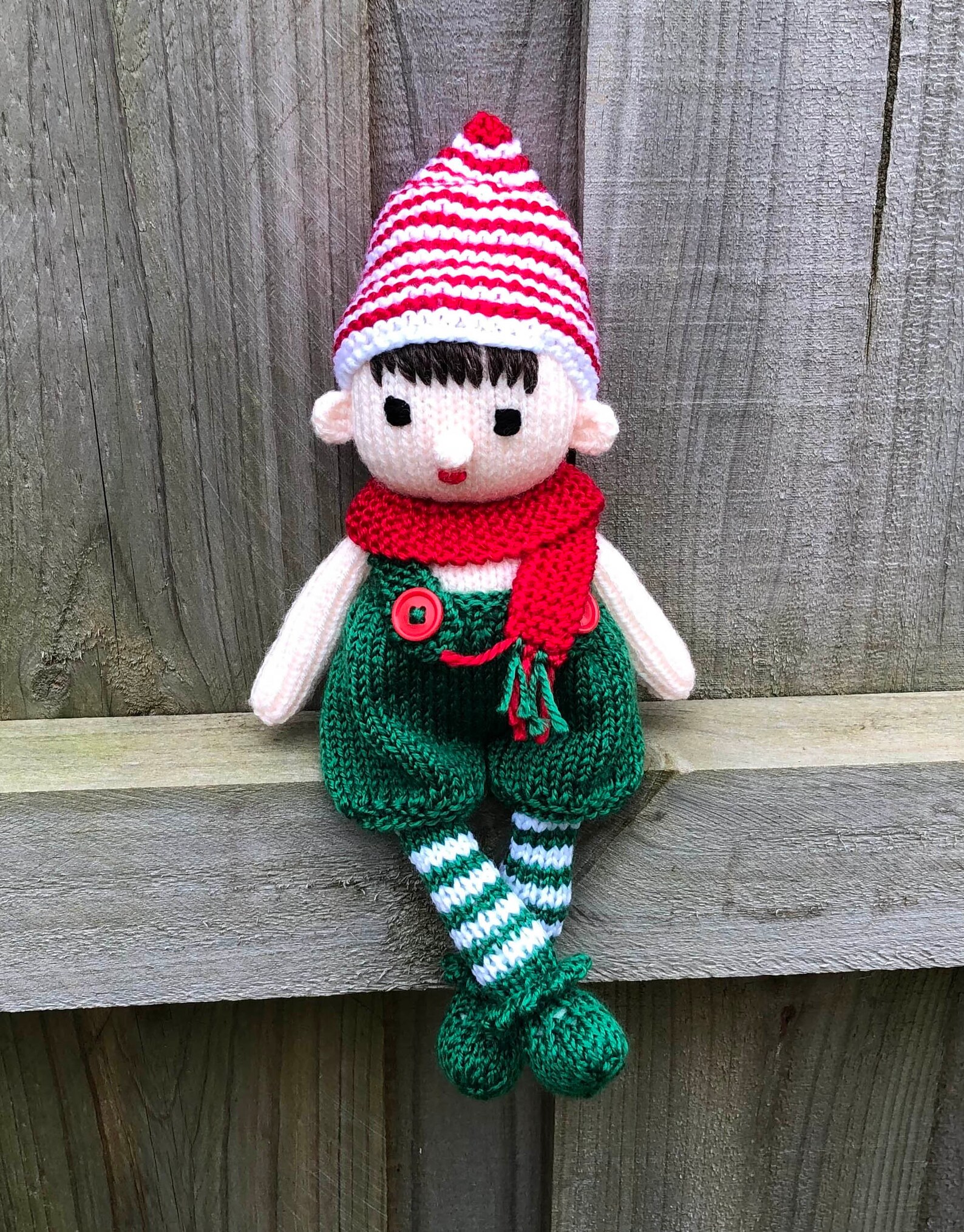 Christmas Elf Toy Knitting Pattern Santa's Helpers Xmas - Etsy