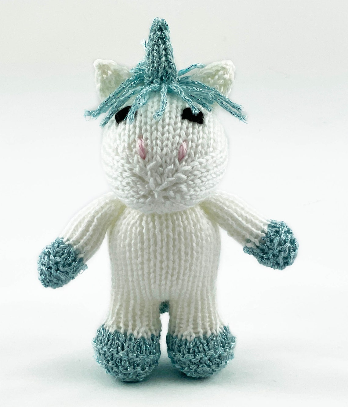 Unicorn Family Knitting Pattern Worked Flat Two Needles Easy - Etsy ...