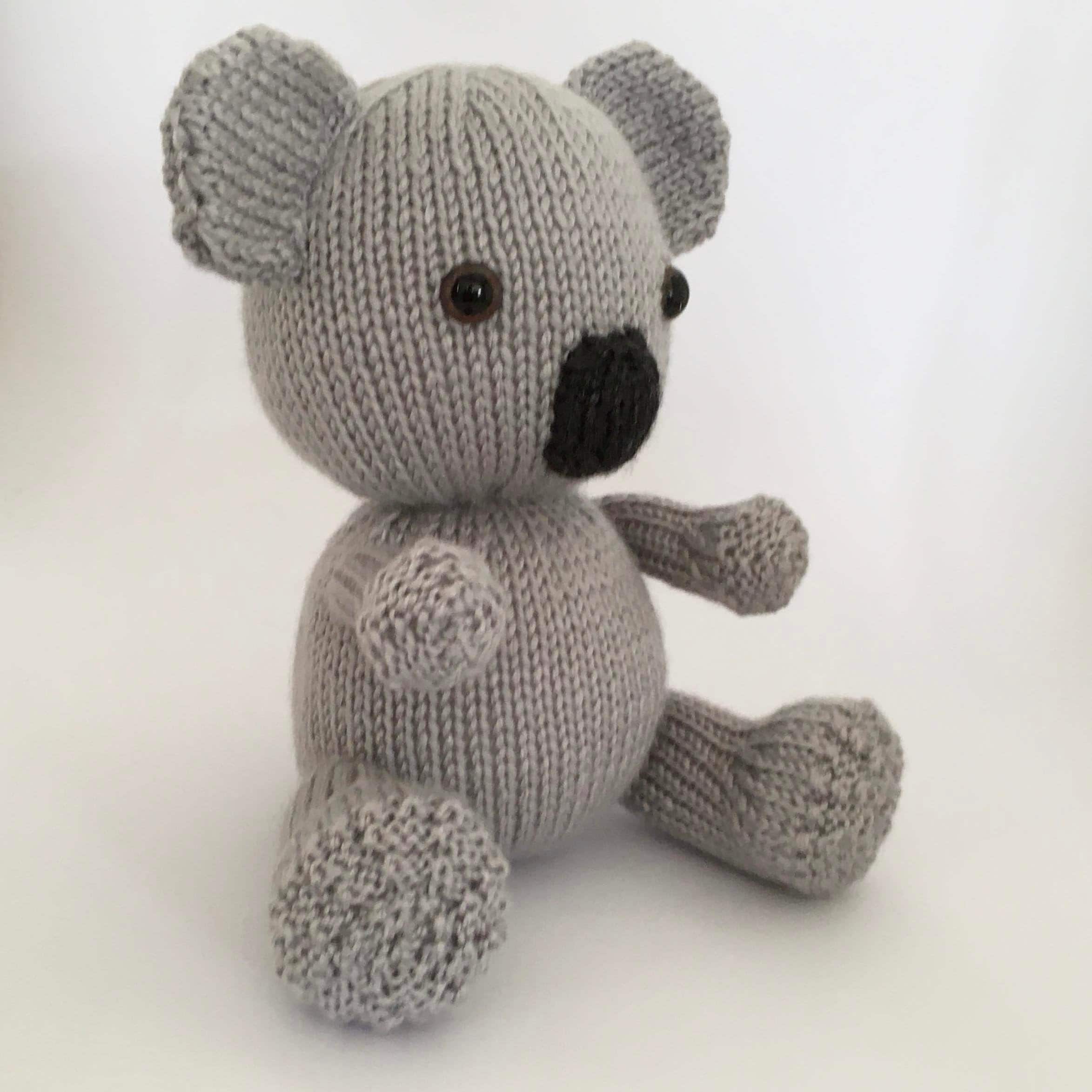 Koala Knitting Pattern Knitted Koala Bear PDF Koala Pattern Baby Koala ...