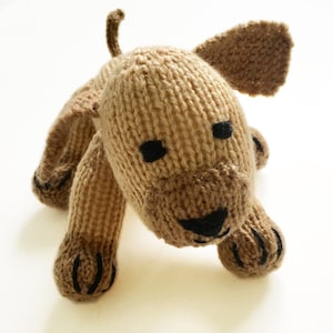 Puppy Dog Knitting Pattern Worked Flat on 2 Needles PDF Instant ...