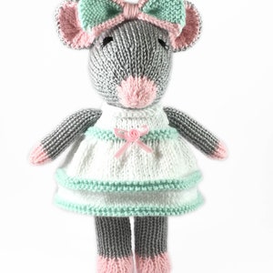 Mouse Knitting Pattern Cute Little Mouse Worked Flat on Two Needles - Etsy