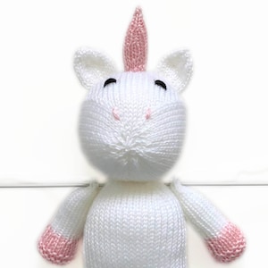 Unicorn Family Knitting Pattern Worked Flat Two Needles Easy to Knit Unicorns PDF Instant ...