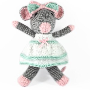 Mouse Knitting Pattern Cute Little Mouse Worked Flat on Two Needles - Etsy
