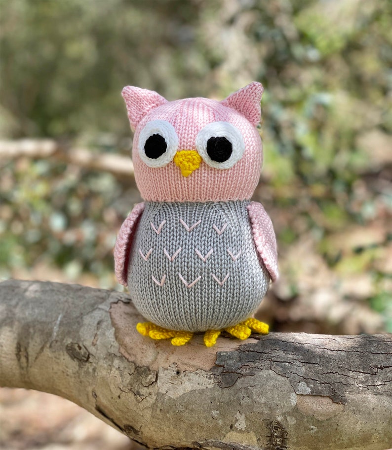 Owl Family Knitting Pattern Knitted Owls PDF Amigurumi Owls - Etsy ...