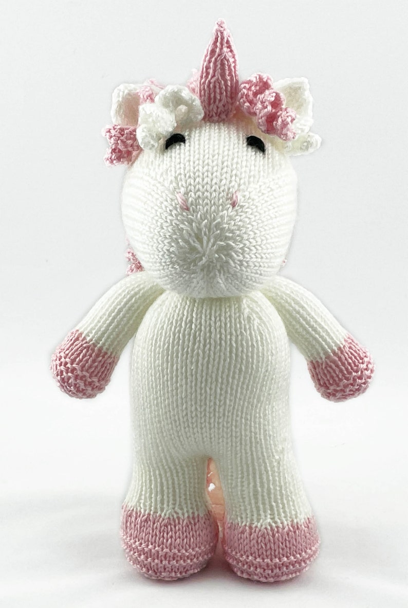 Unicorn Family Knitting Pattern Worked Flat Two Needles Easy - Etsy ...
