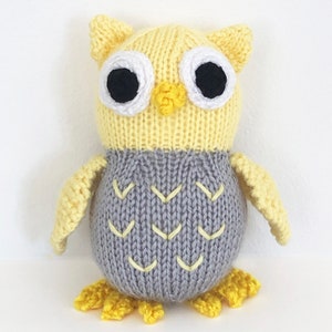 Owl Family Knitting Pattern Knitted Owls PDF Owls Soft Toy Owls Baby ...
