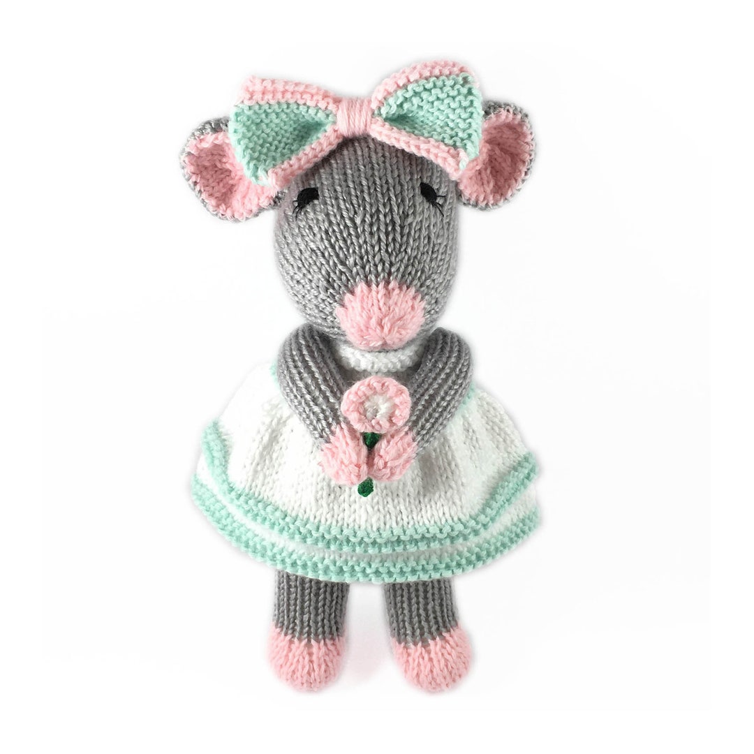 Mouse Knitting Pattern Cute Little Mouse Worked Flat on Two Needles - Etsy