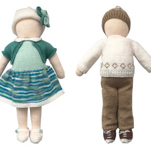 Basic Doll Knitting Pattern 45cm (18 Inch) Doll Body Base Worked Flat ...