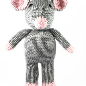 Mouse Knitting Pattern Cute Little Mouse Worked Flat on Two Needles - Etsy