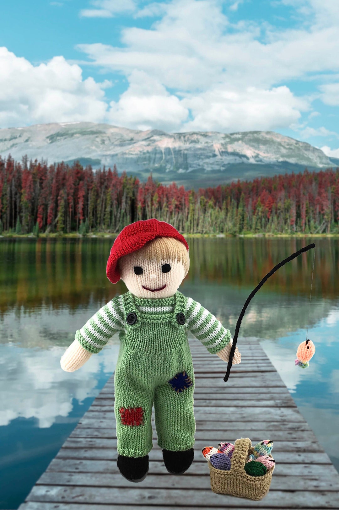 Peter Boy Doll PDF Knitting Pattern Instant Download Knit Flat on Two ...