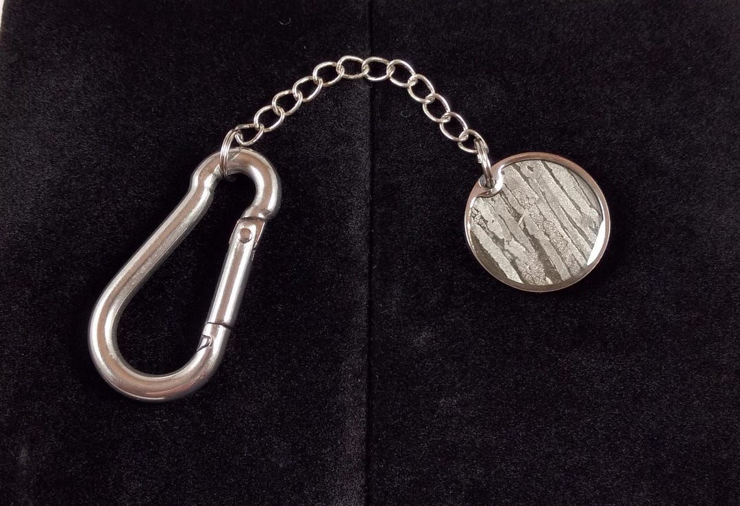 Muonionalusta Meteorite Key-chain Handmade by Chris Hay - Etsy