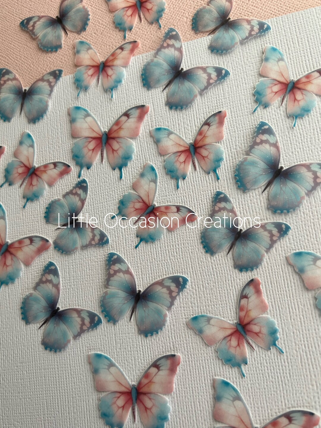 Pre Cut Butterflies, Wafer Sheet Butterflies, Wafer Sheet, Edible ...