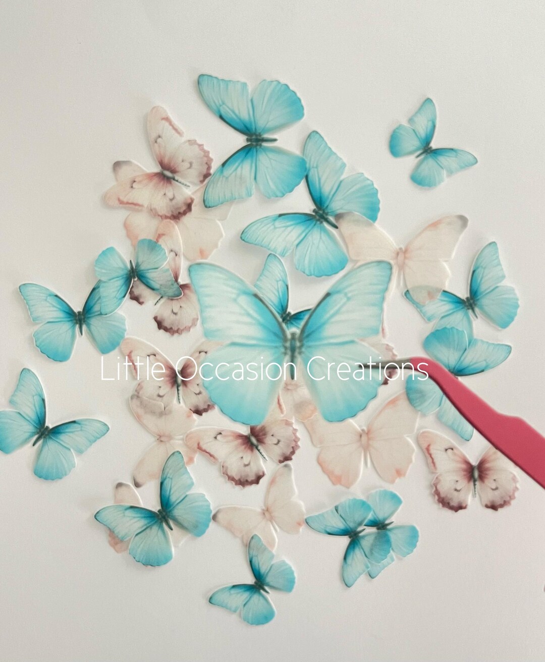 Pre Cut Butterflies, Wafer Paper Butterflies, Wafer Sheet, Edible ...