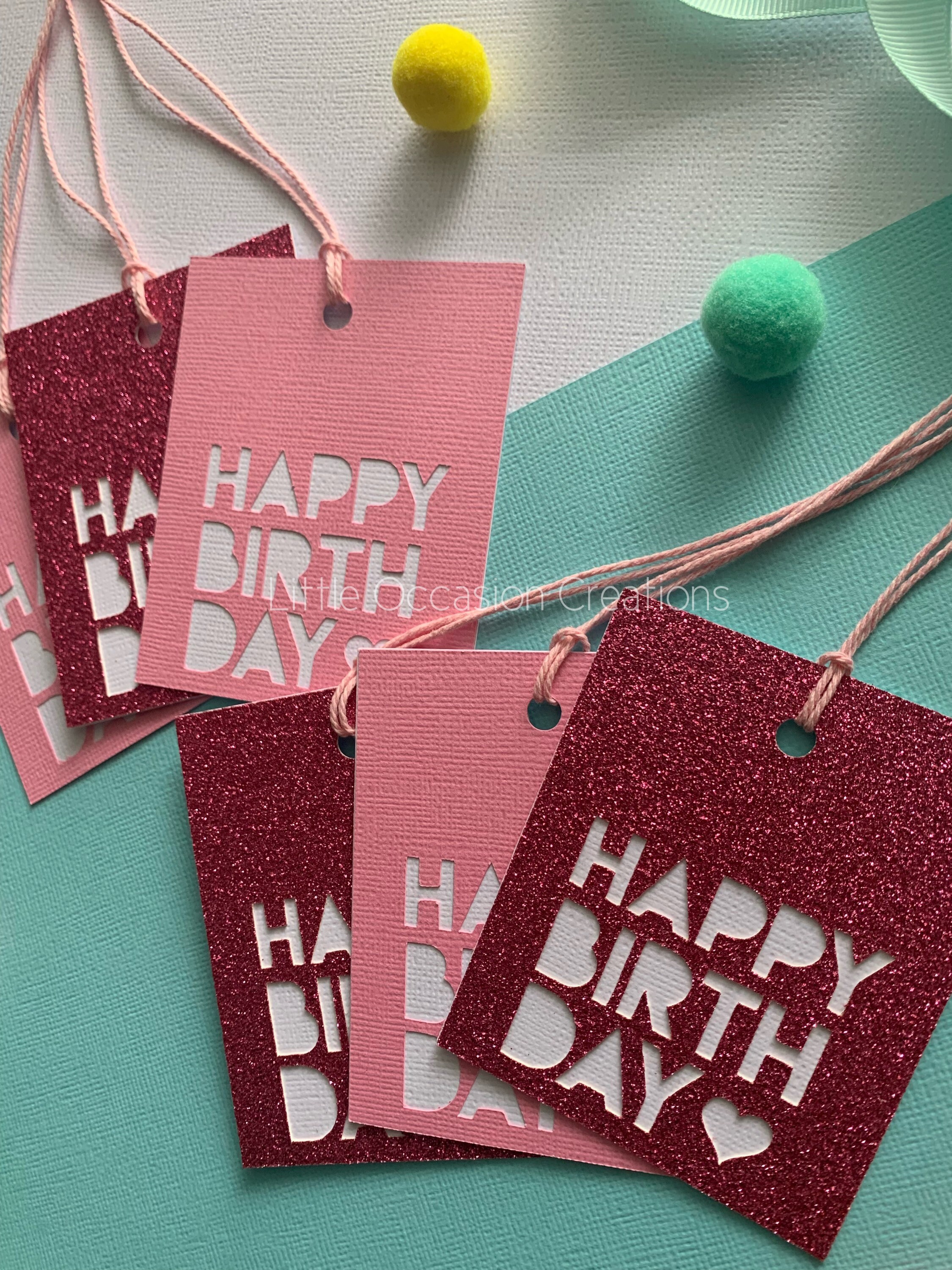 Homemade Birthday Gift Tags