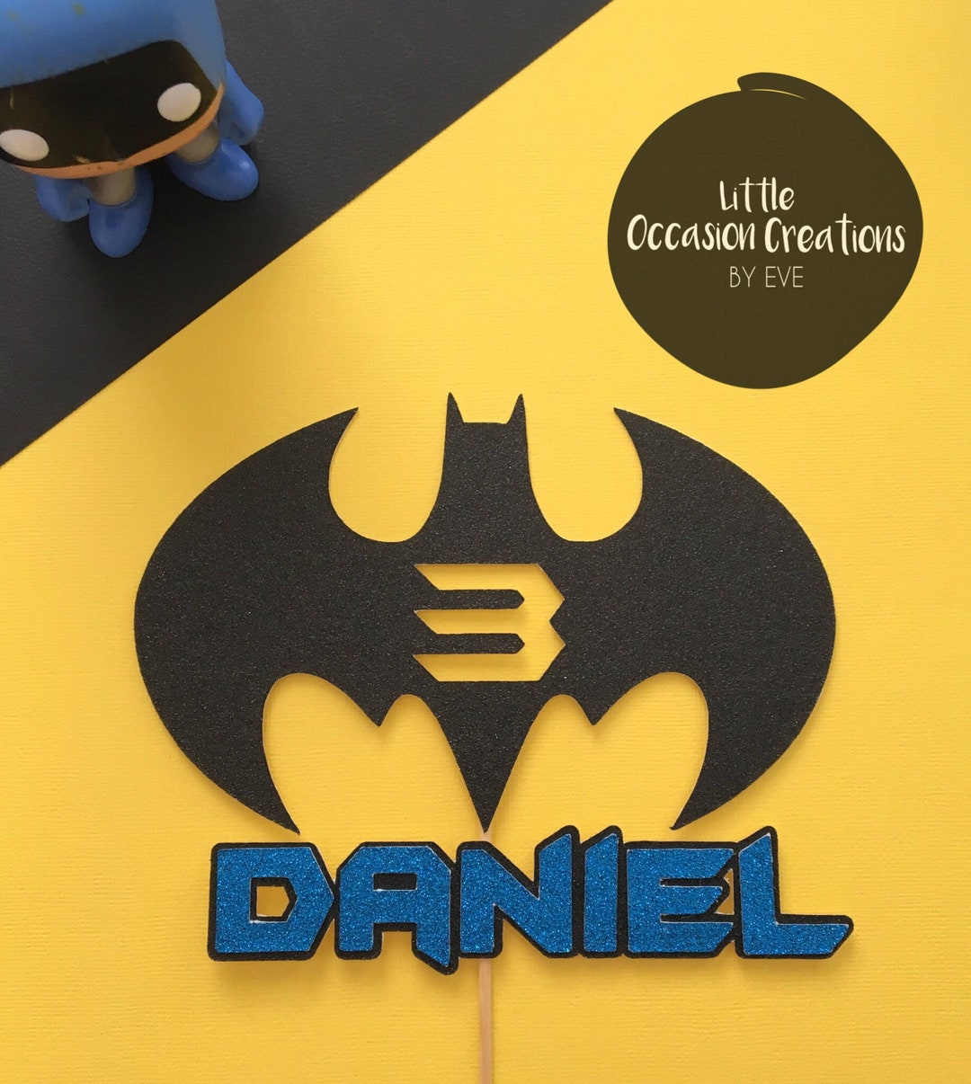 Bat Cake Topper: Custom Superhero Birthday Party Decor - Etsy Australia