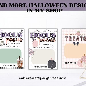 Halloween Coffee Gift Card Holder for Teachers Teacher - Etsy