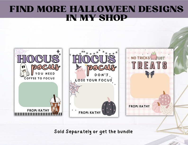 Halloween Coffee Gift Card Holder for Teachers Teacher - Etsy