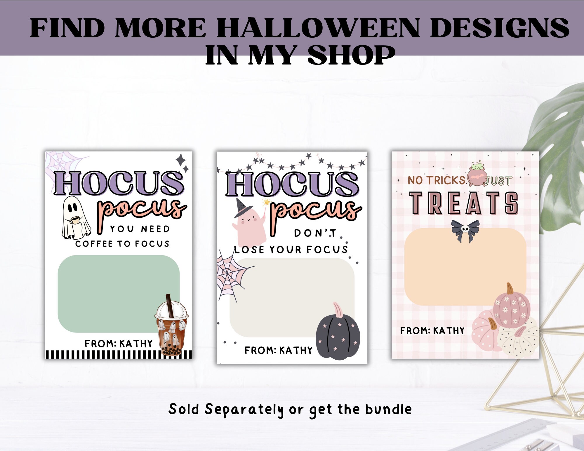 Halloween Coffee Gift Card Holder for Teachers Teacher - Etsy