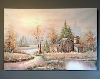 Country landscape | Etsy