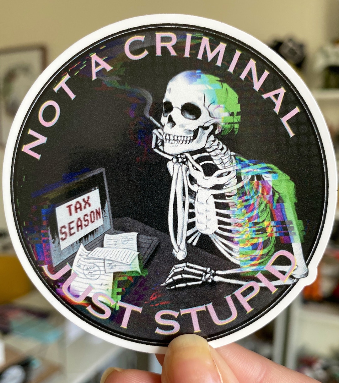 Hate Taxes Sticker - Etsy