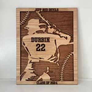 Personalized Baseball Sign | 3D Baseball Sign | Baseball Coach Gift - Etsy