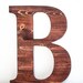 Large Wood Letters Rustic Letter Cutout Custom Wooden Wall - Etsy